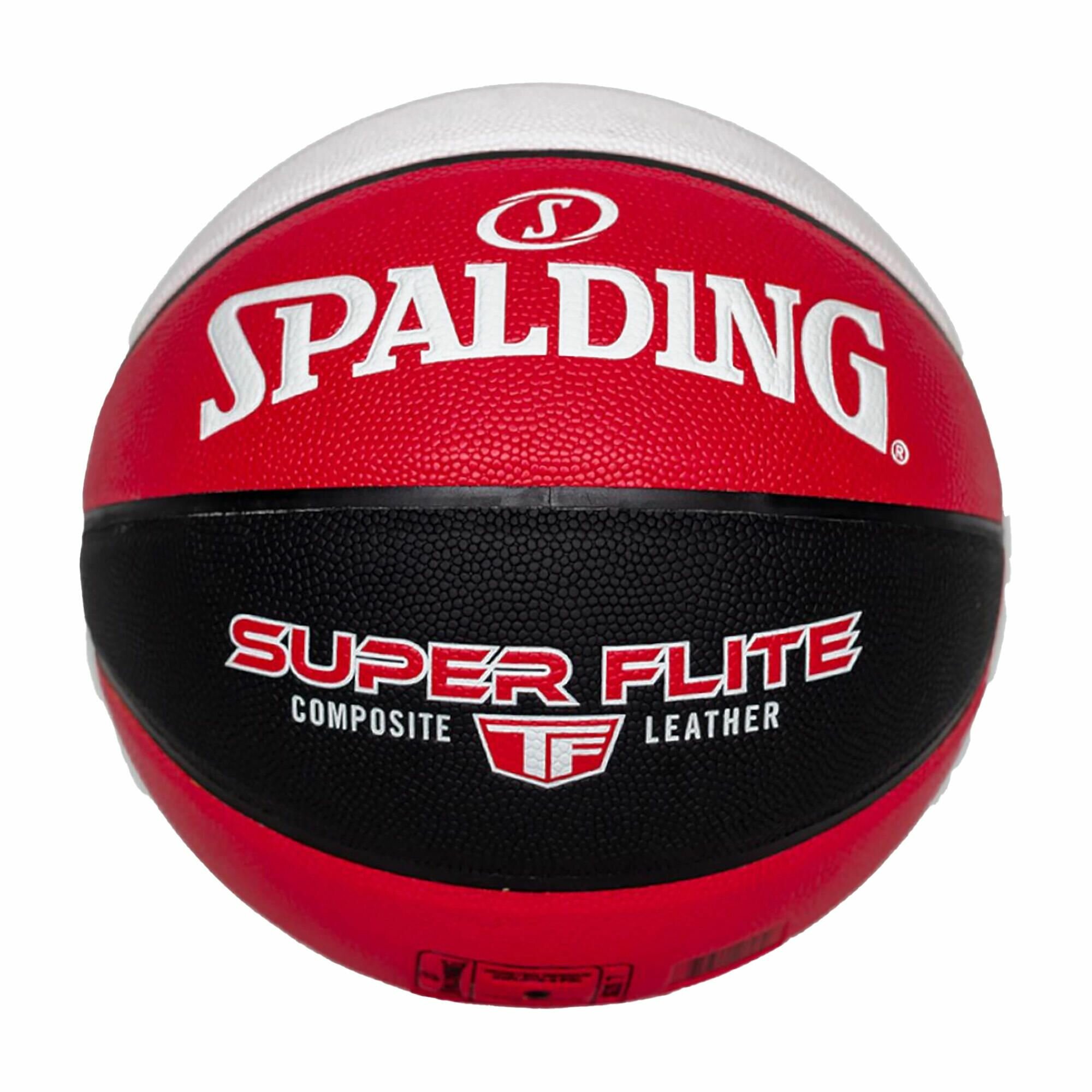 Баскетбольный мяч Spalding Super Flite, Decathlon, Цвет: Красный / Черный / Белый, Размер: 7