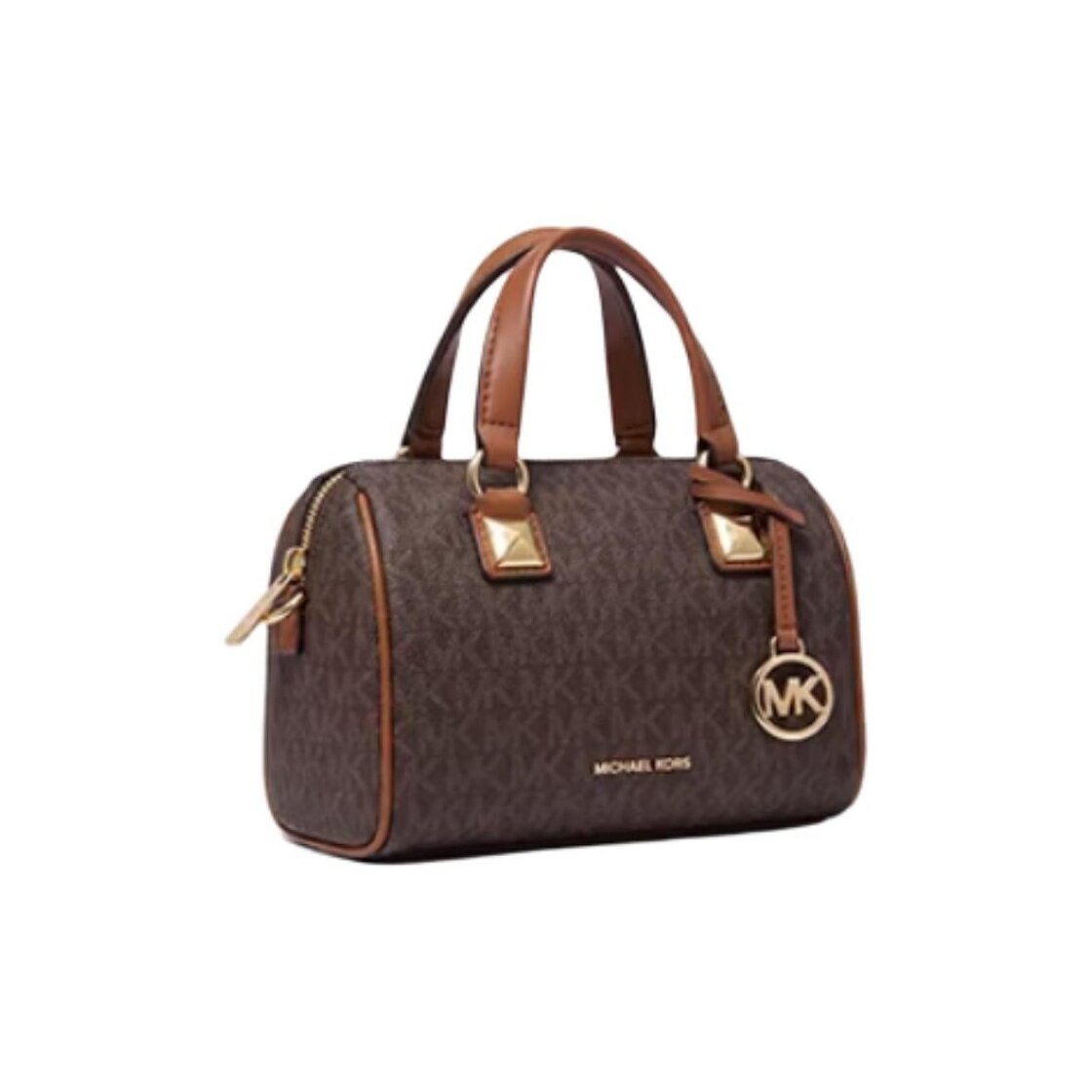 Сумка MICHAEL KORS, фактура тиснение, коричневый — фото 1