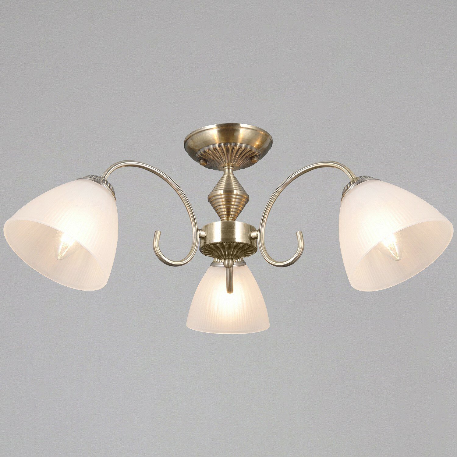 Люстра на штанге ILLUMICO IL0897-3CSQ-26 AB ELITE