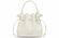 Сумка CHARLES & KEITH, фактура рельефная, молочно-белый