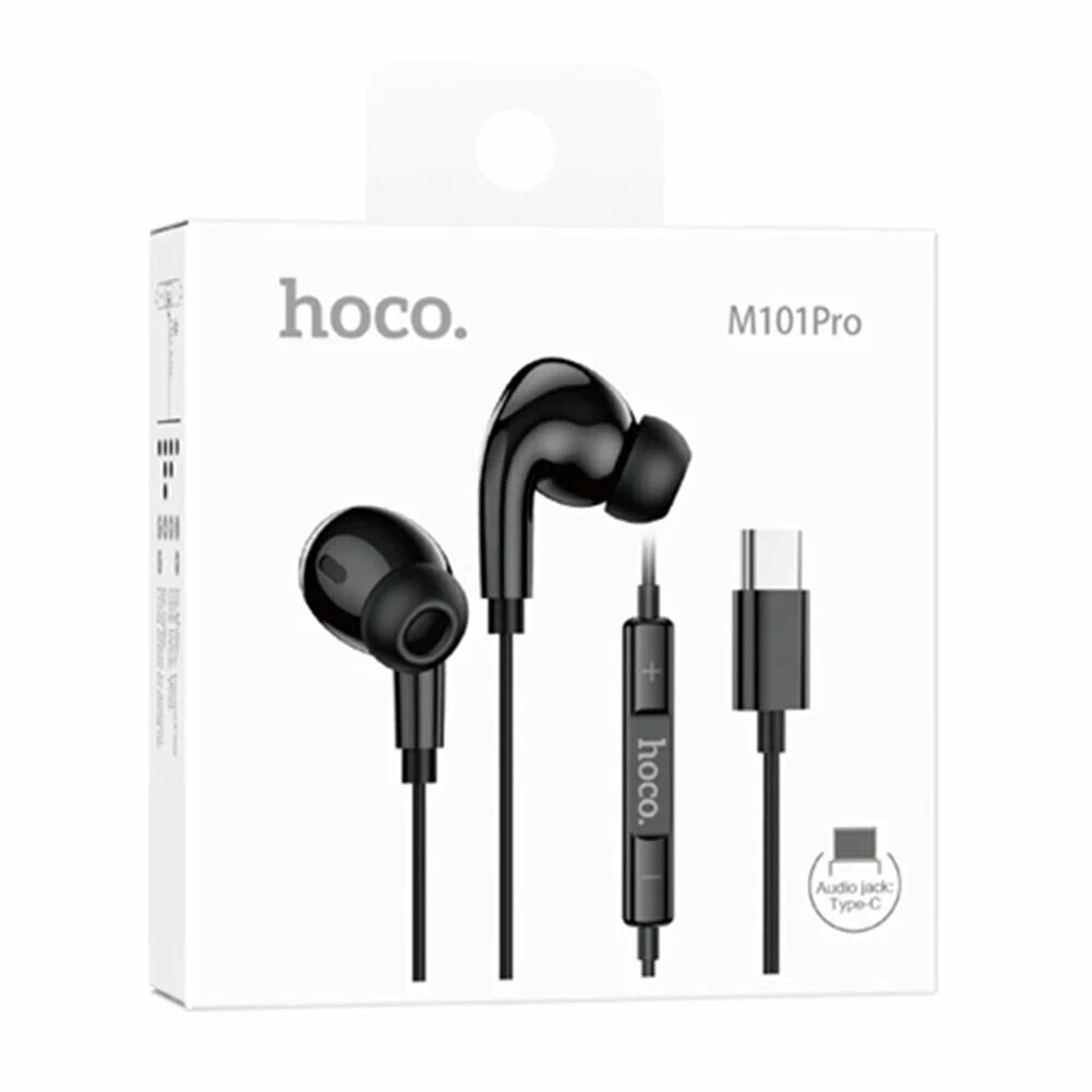 Наушники Hoco M101 PRO с микрофоном черные