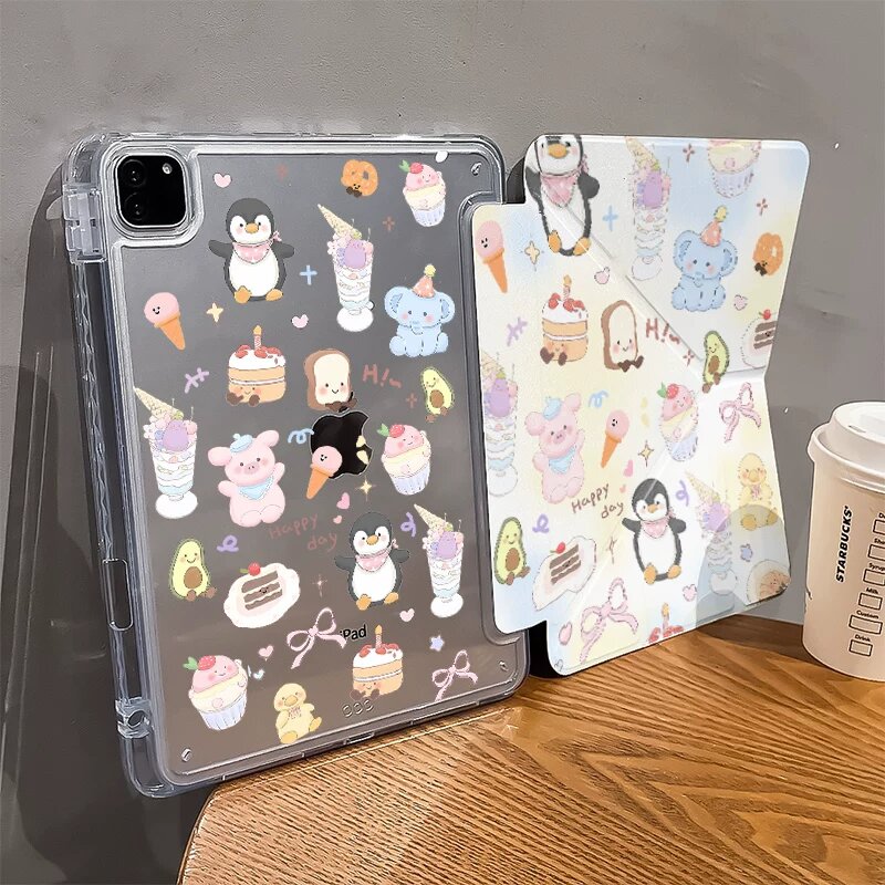Защитный чехол Graffiti Cartoon Winnie the Pooh Y+ 70% off подходит для ipad11, air7/6, нового ipad10 с гнездом для