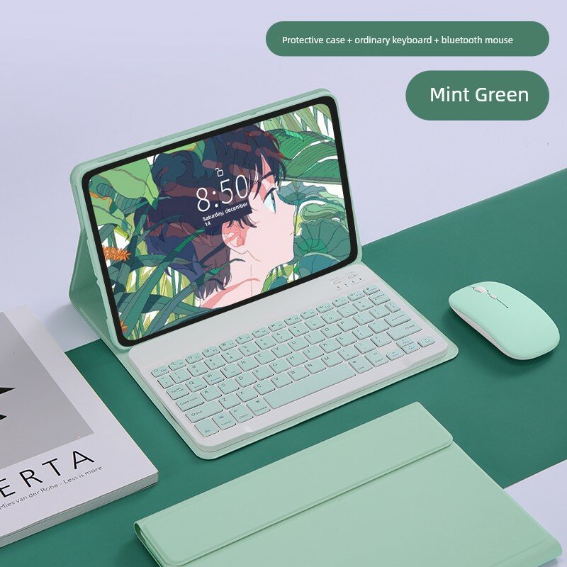 Honor Tablet 8 12-дюймовый стандартная версия, мятно-зеленый, клавиатура, зарядная мышь, закаленное стекло, стилус