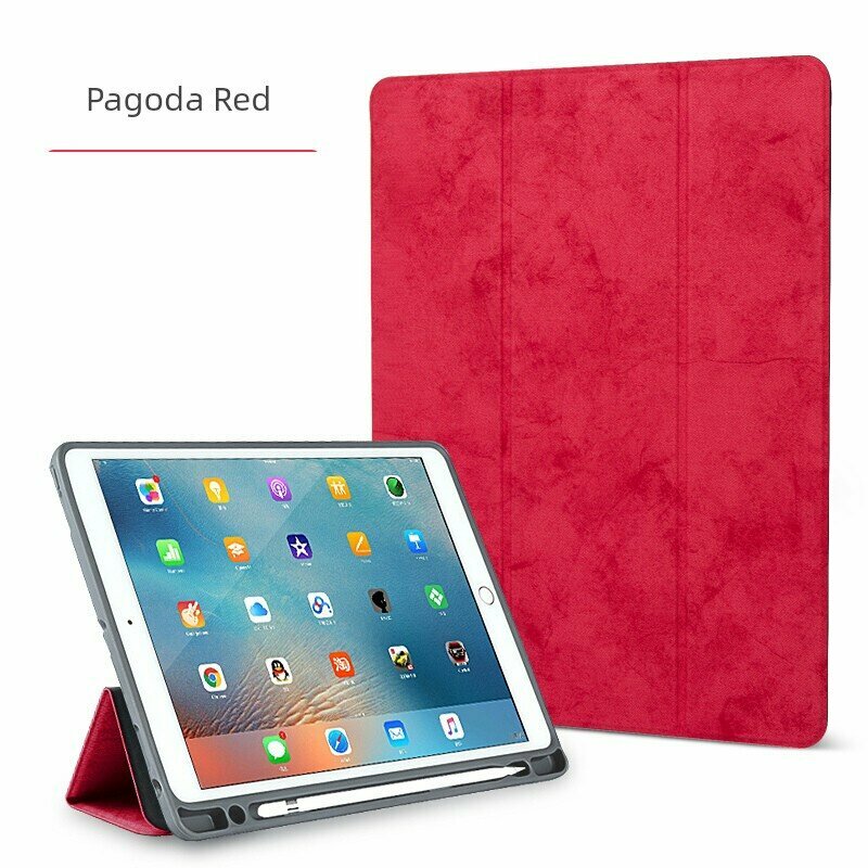 Чехол для iPad mini 6 8,3 дюйма с отделением для ручки - Коралловый красный