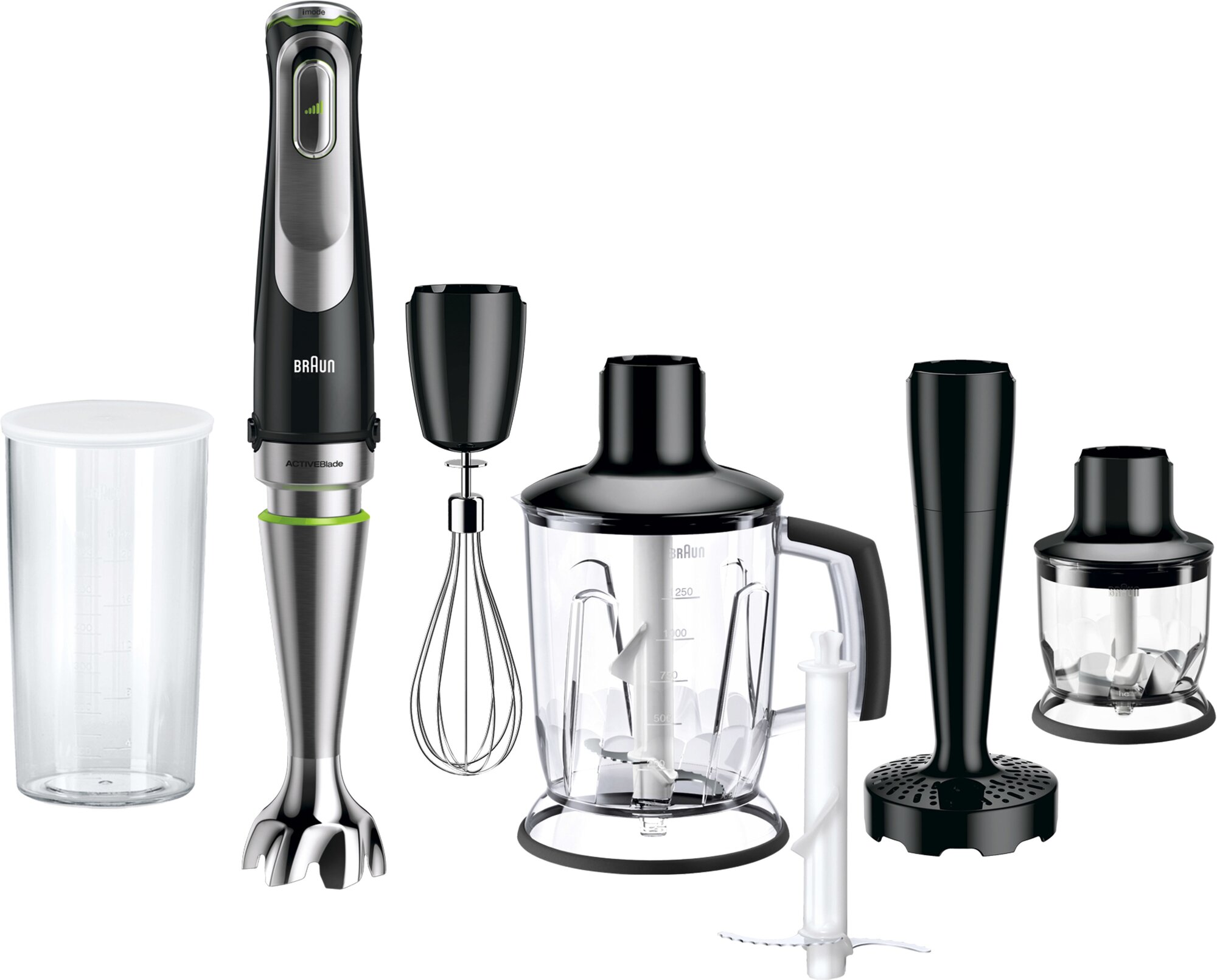 Блендеры BRAUN Блендер погружной Braun MultiQuick 9 MQ9147X 1200Вт черный