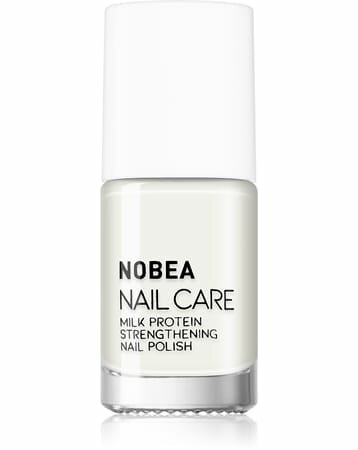 Лак для ногтей Nobea Nail Care Milk Protein Strengthening, прозрачный, 6 мл