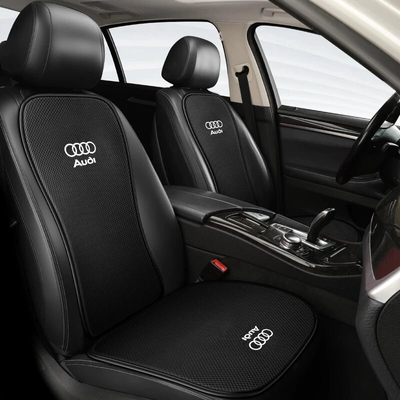 Audi A4L A6L Q2L A3 Q3 Q5L 4-шт. дышащие силиконовые чехлы для передних сидений, модный черный