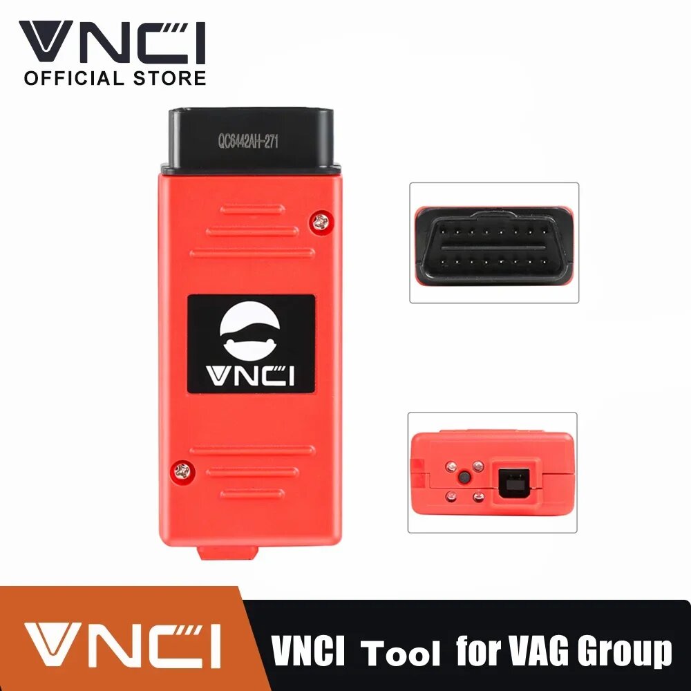 Диагностический адаптер VAG VNCI, для VW, AUDI, SKODA и др, без USB-диска