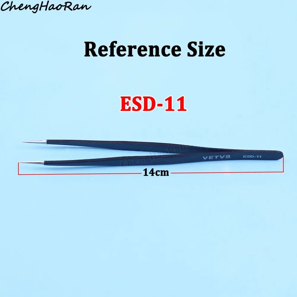 ESD-11 Пинцет 14см, антистатический
