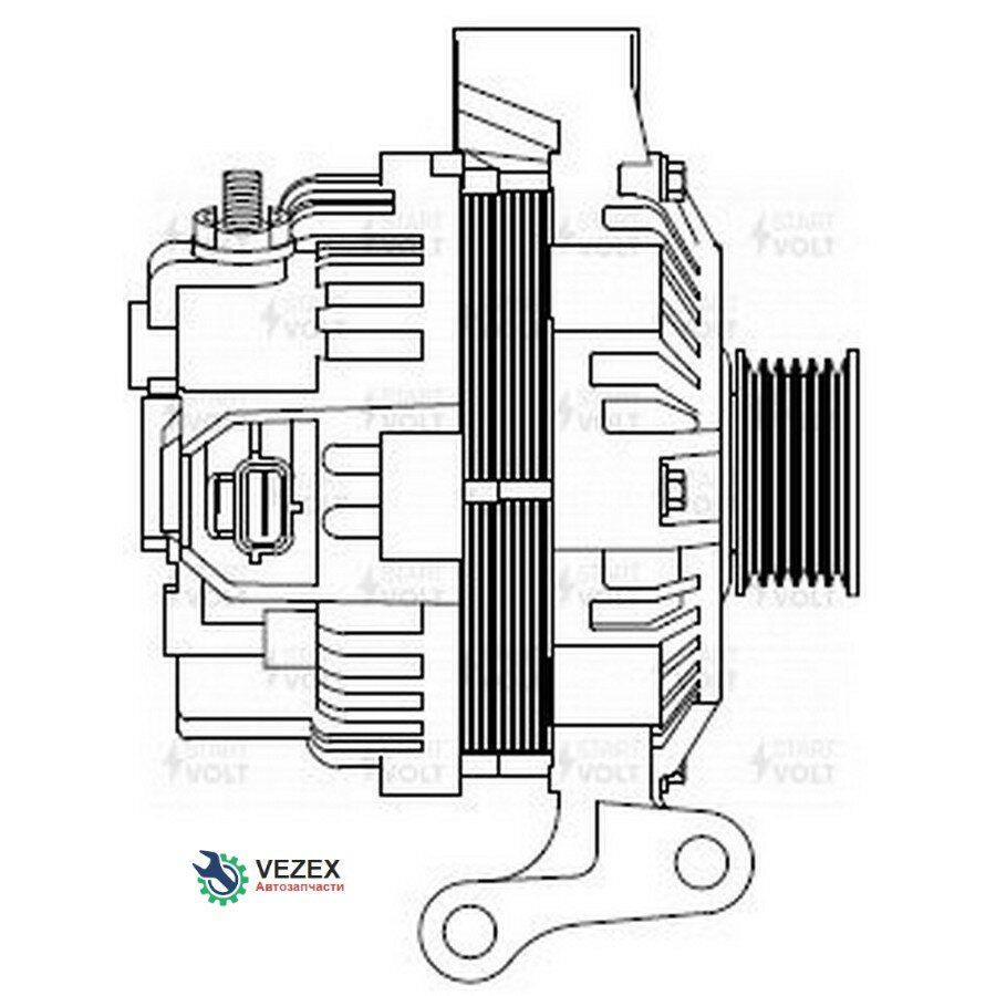 STARTVOLT LG1001 Генератор для а. м Ford Fusion 02- , Fiesta V 01- 1.4i,1.6i 90A LG 1001
