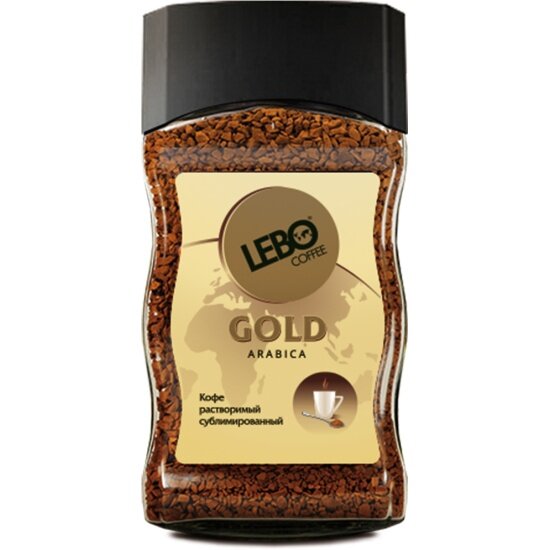 Кофе растворимый Lebo GOLD стекло 100 г