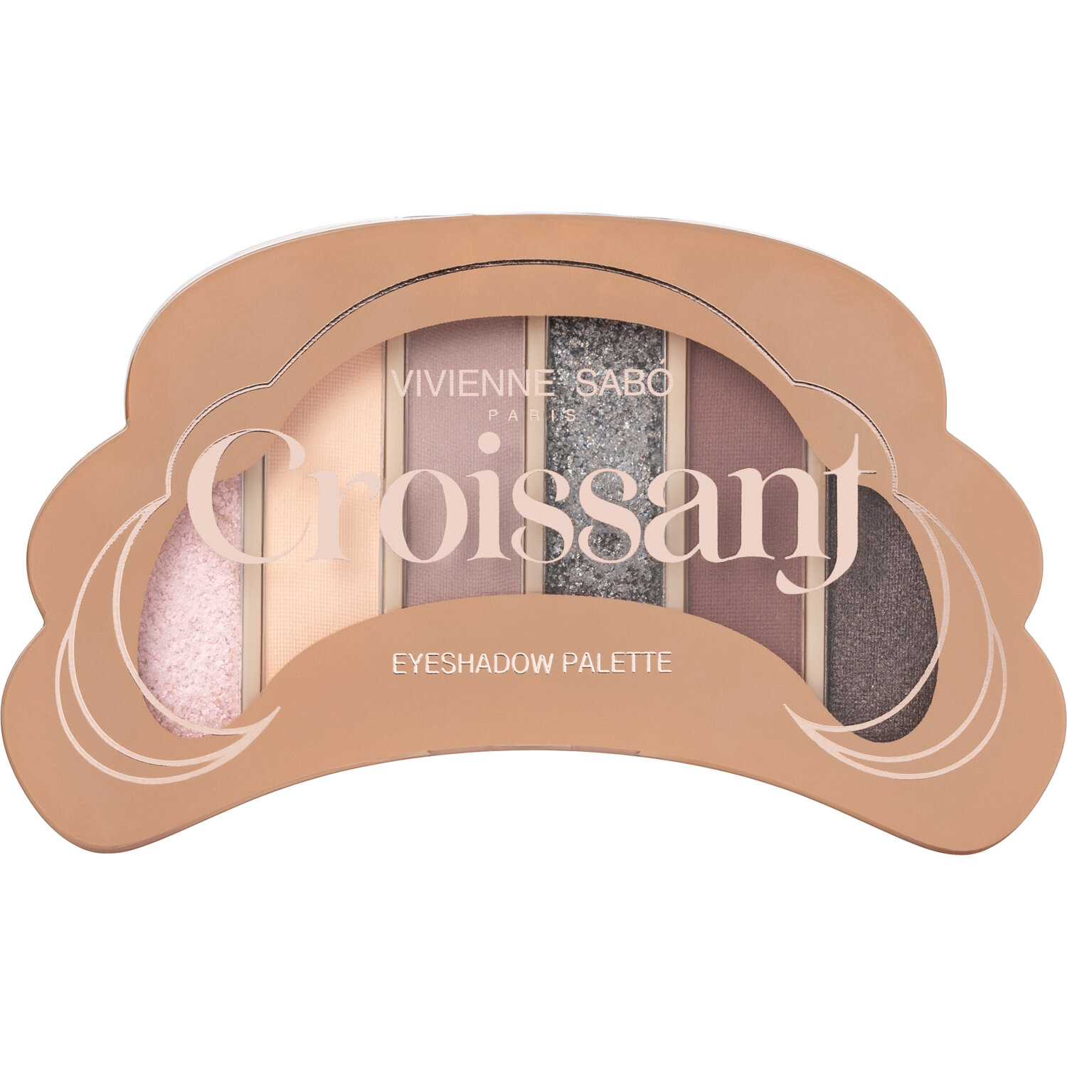 Палетка теней для век, Eyeshadow palette, Palette de fards a paupieres “Croissant” тон 03, Vivienne Sabo, D215227862
