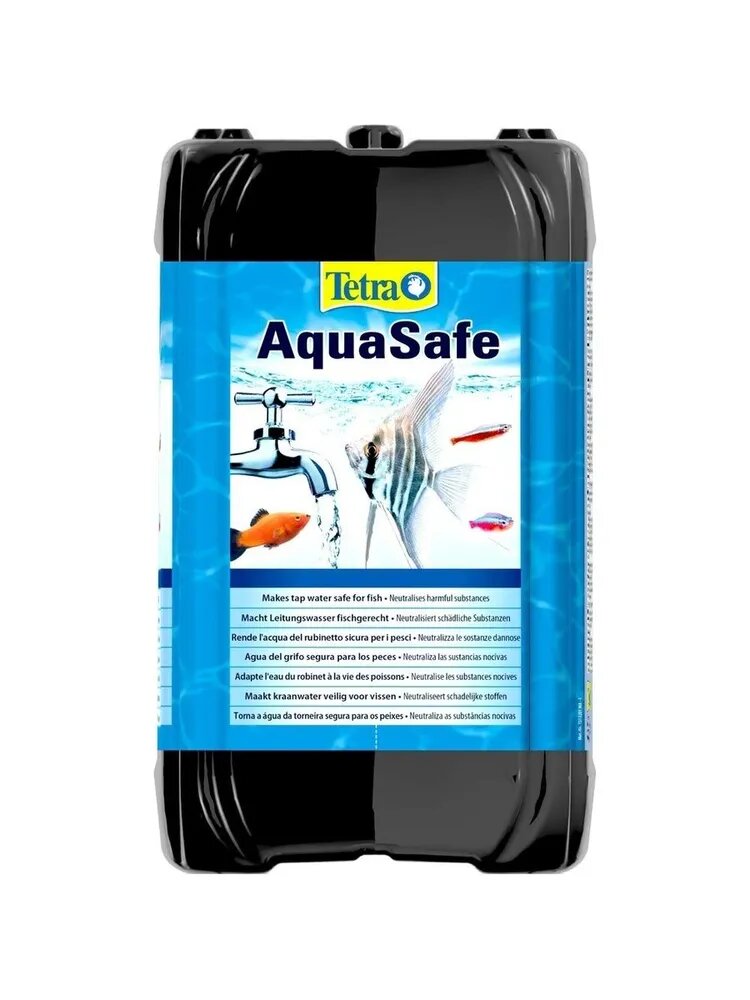 Средство для воды Tetra AquaSafe 500 мл, делает водопроводную воду пригодной для рыб