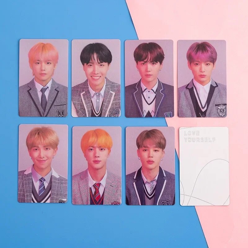 Kpop Lomo Карты BTS Love Yourself, Фиолетовый