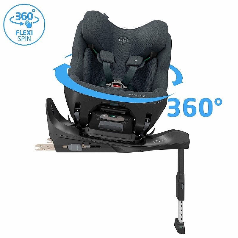 Детское автокресло группы 0/1/2/3 (0-36 кг) Maxi-Cosi Pearl XL Slide Pro Authentic Graphite/Графит