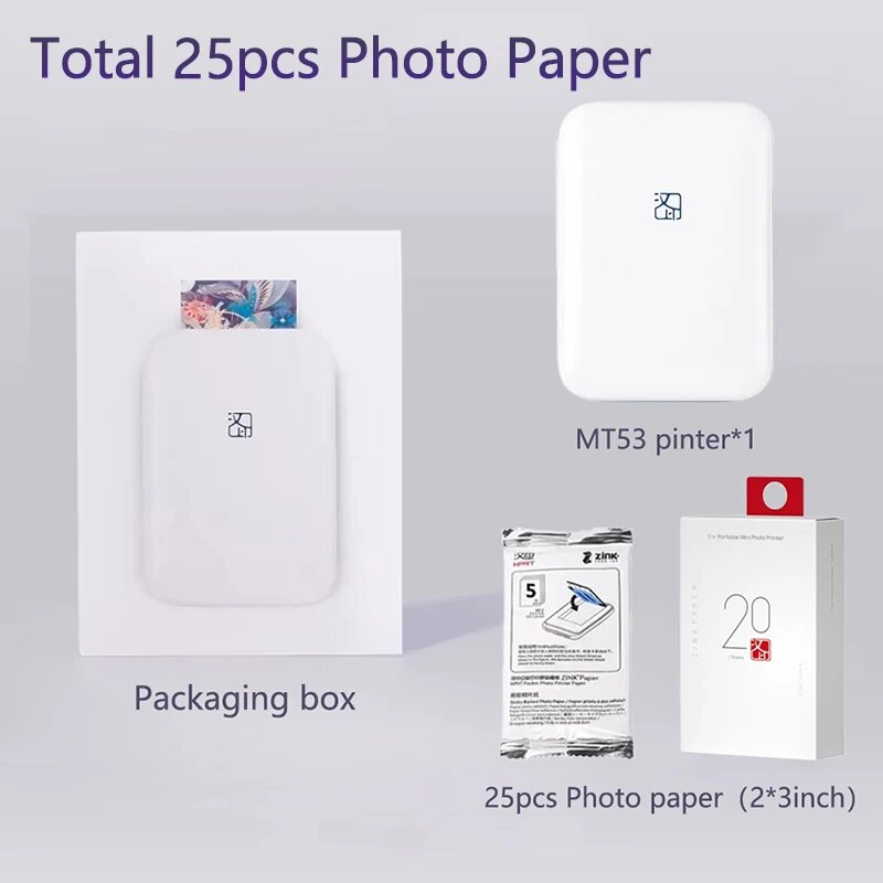 HPRT MT53 Термопринтер, бумага 25шт