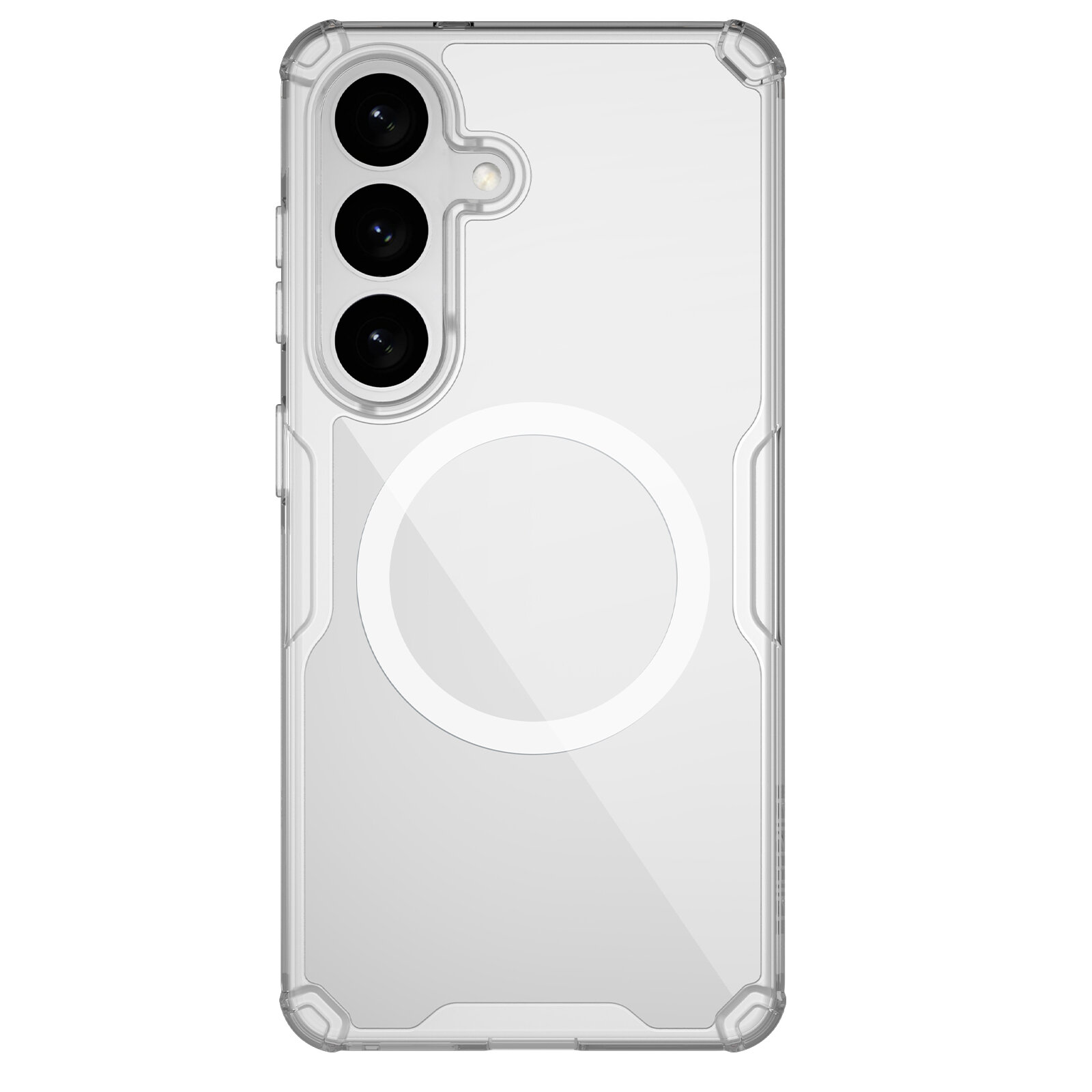 Прозрачный чехол противоударный с MagSafe для Samsung Galaxy S26, серия Nature TPU Pro Magnetic от Nillkin