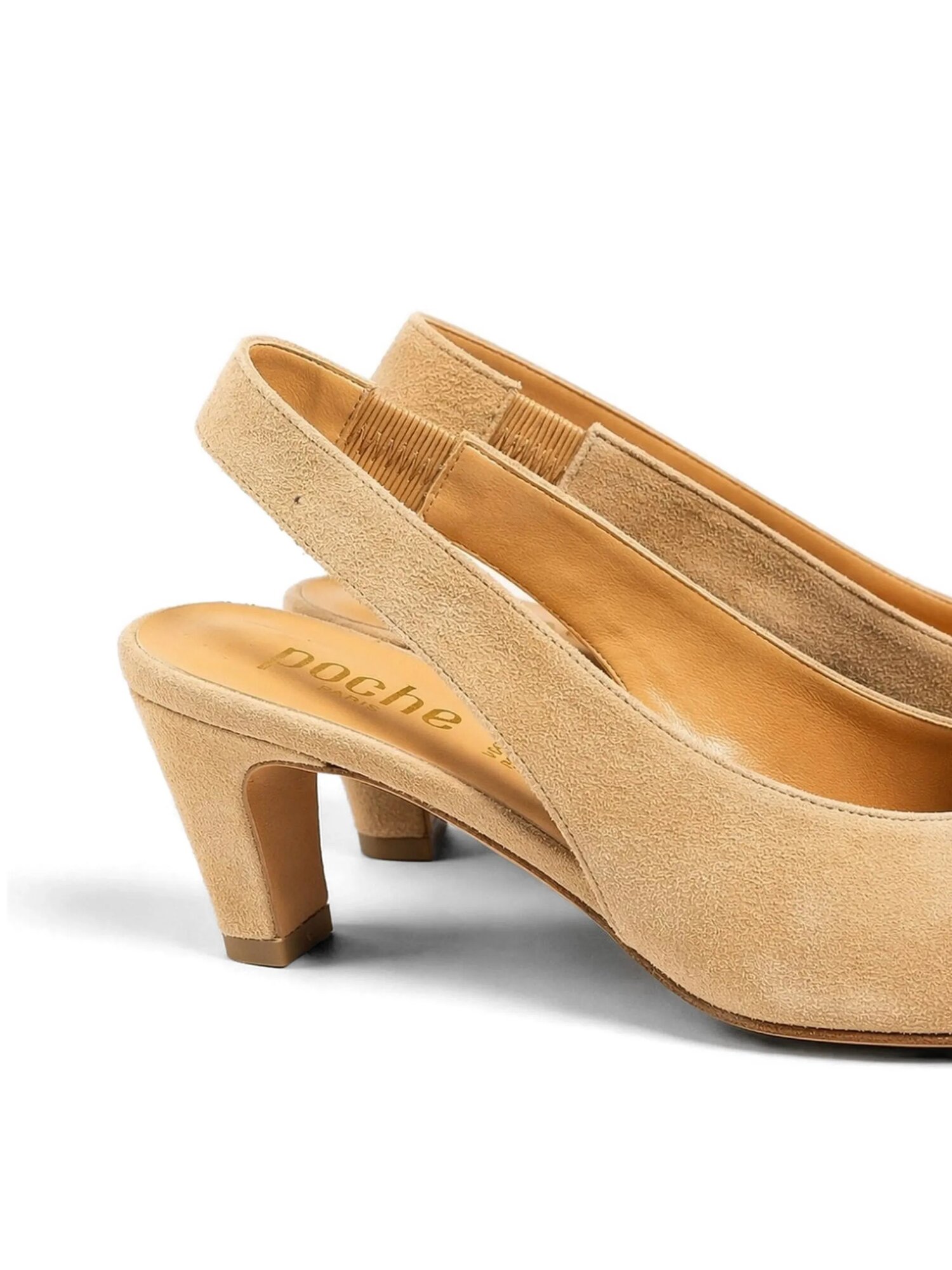 Туфли poche PARIS Square-toe slingback pumps, размер 36 — фото 1