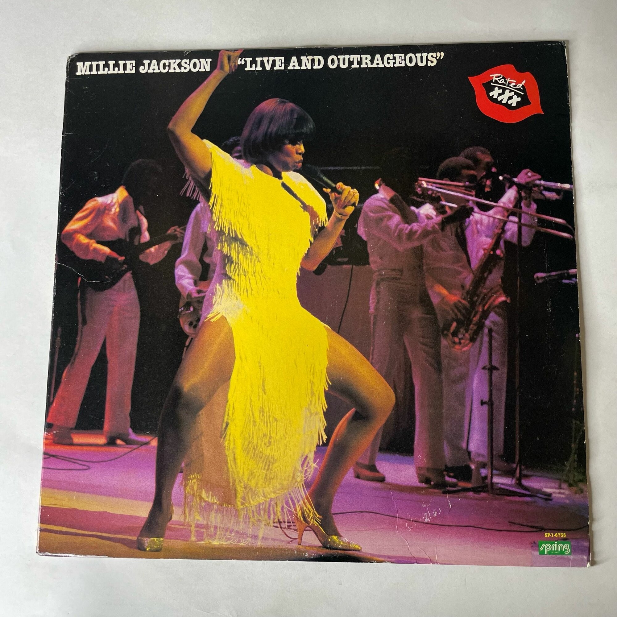 Винтажная виниловая пластинка LP Millie Jackson Live And Outrageous (Rated XXX) (США 1982)