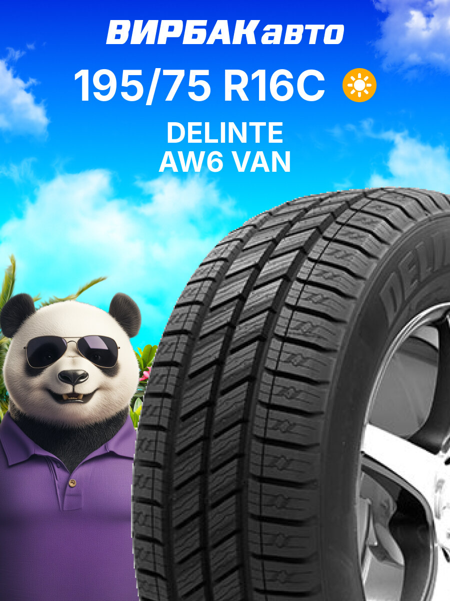 Летние шины DELINTE AW6 VAN 195/75R16C 107/105R
