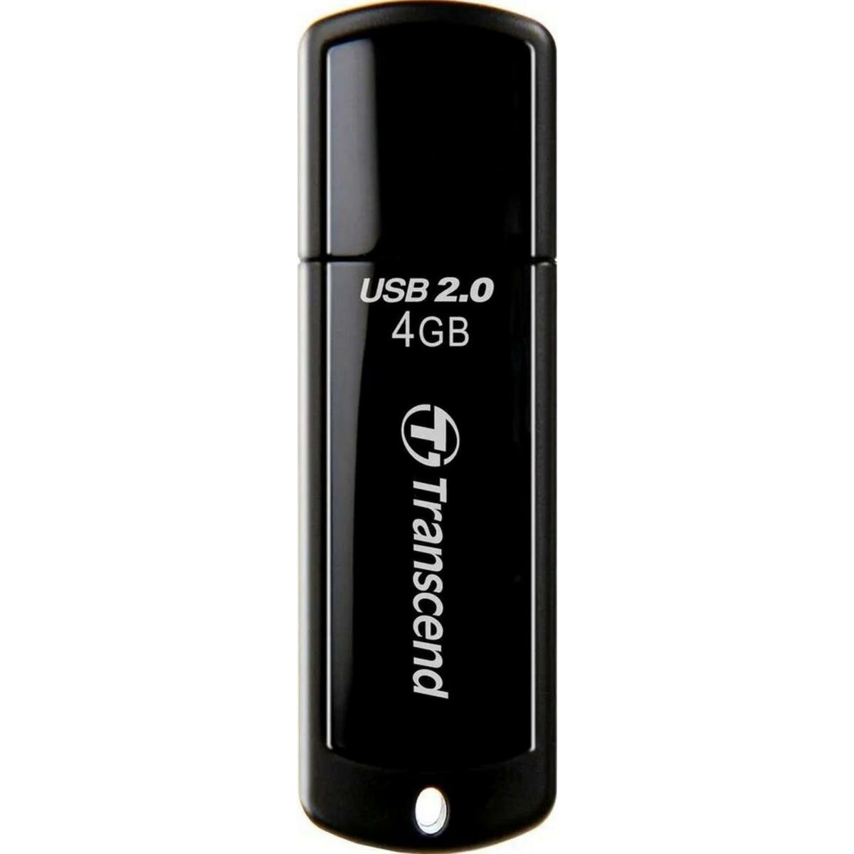 Флешка 4Gb Transcend JetFlash 350 USB 2.0 черный TS4GJF350
