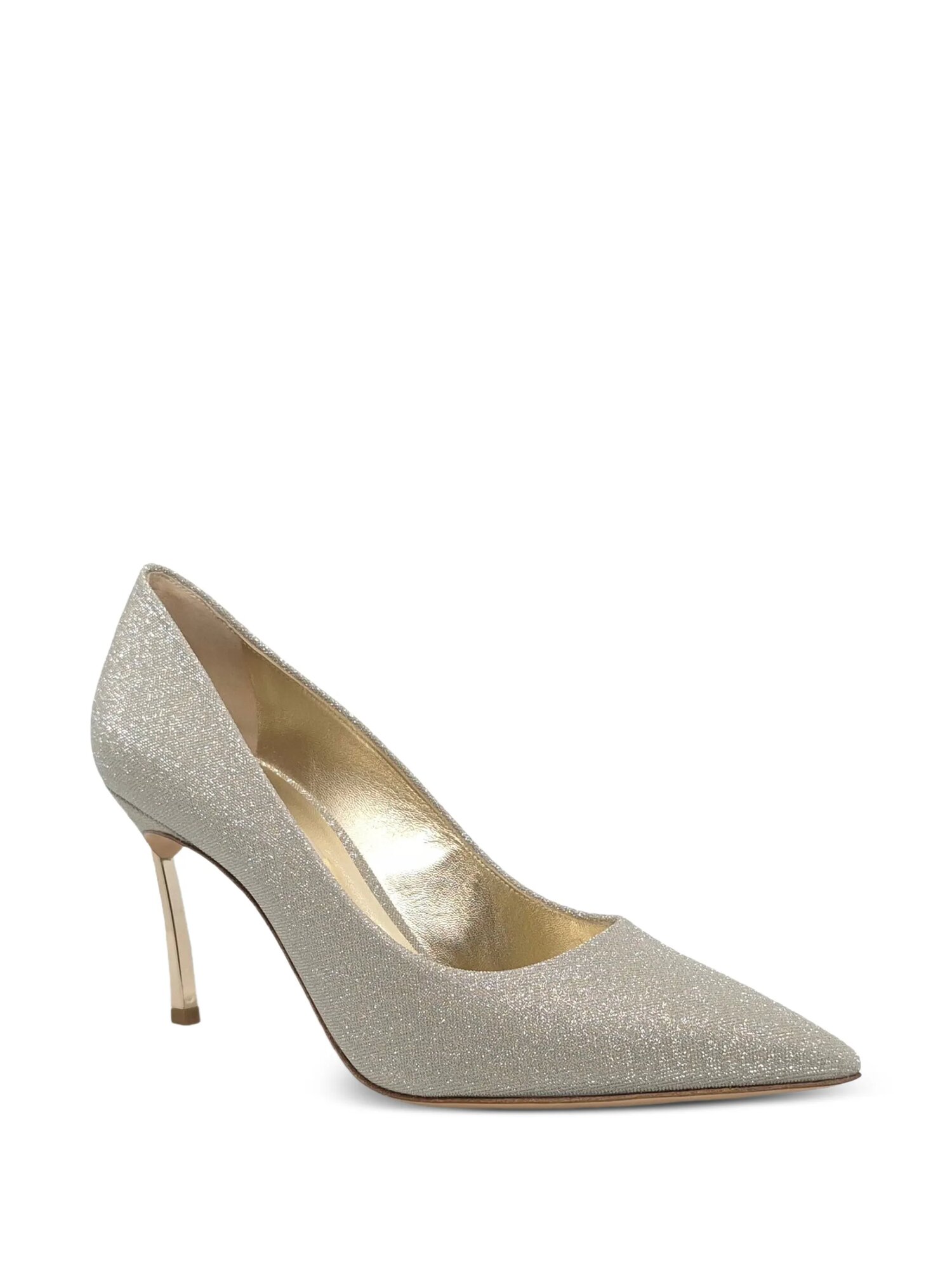 Туфли Casadei Blade, размер 38, Silver — фото 1