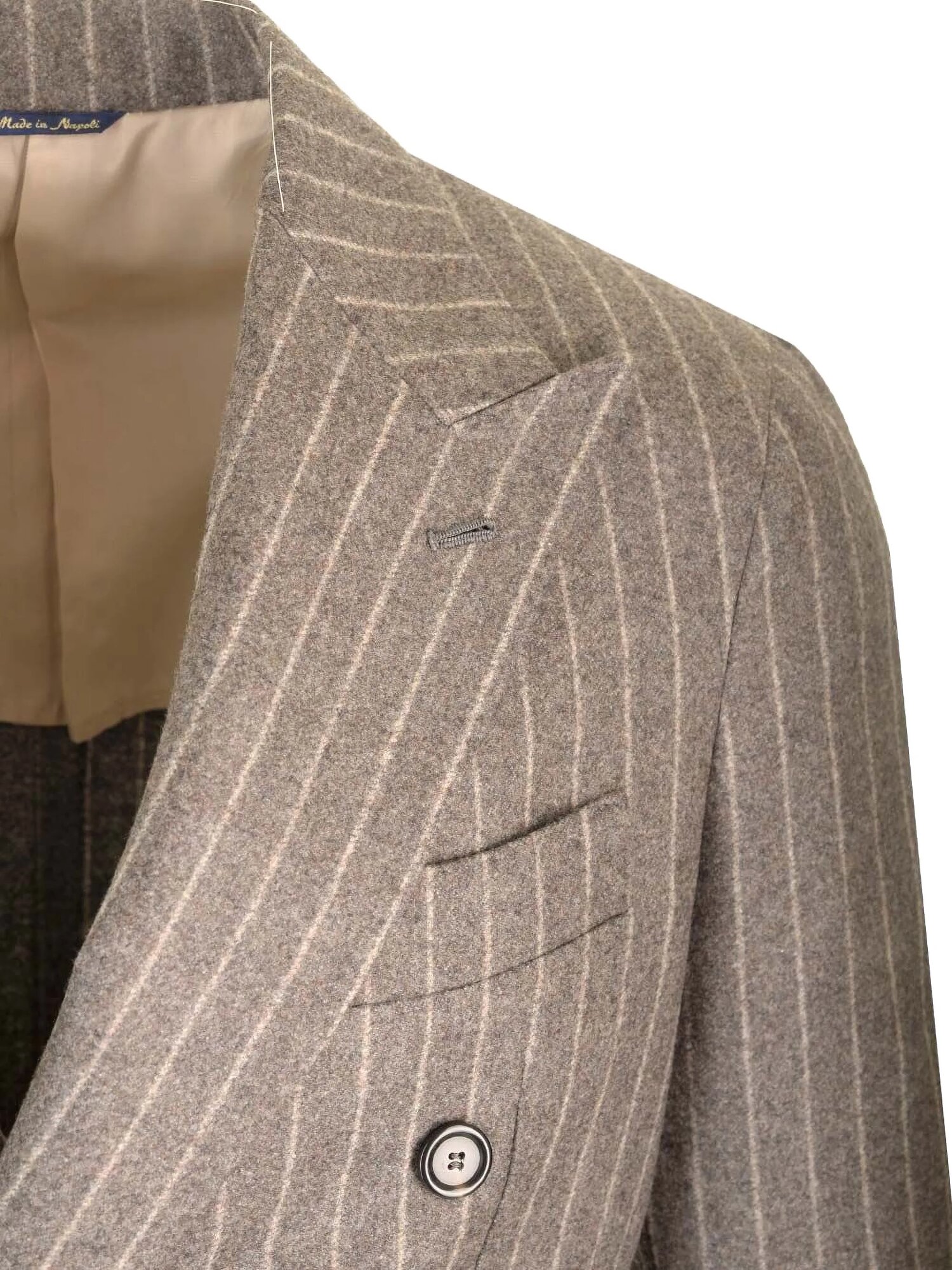 Комбинезон al duca d'aosta Double-breasted pinstripe suit, размер 52, серый — фото 1