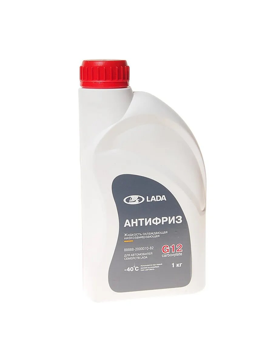 Антифриз красный -40C 1л G12 АвтоВАЗ