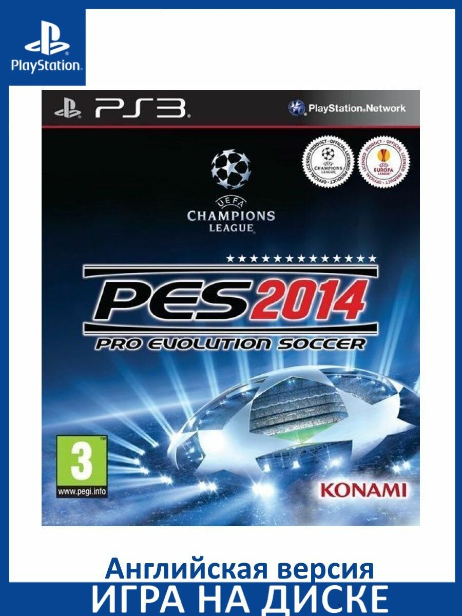 Игра Pro Evolution Soccer 2014 (PES 14) PS3 Диск на PlayStation 3 Английская версия