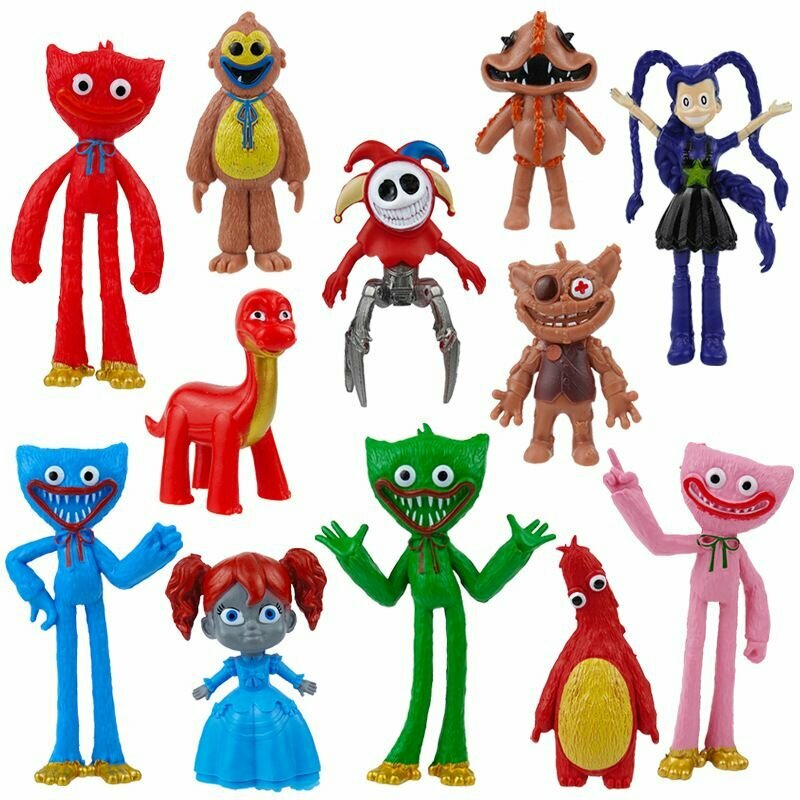 Фигурка поппи плейтайм Poppy Playtime глава 5 12шт коллекционные фигурки набор персонажей
