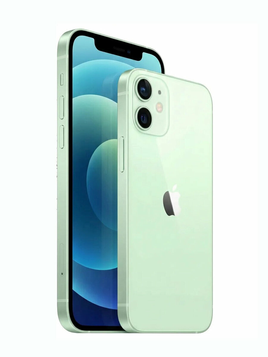 Смартфон Apple iPhone 12 128 ГБ, A14 Bionic , OLED Display , Dolby Vision Video, зеленый( Green )