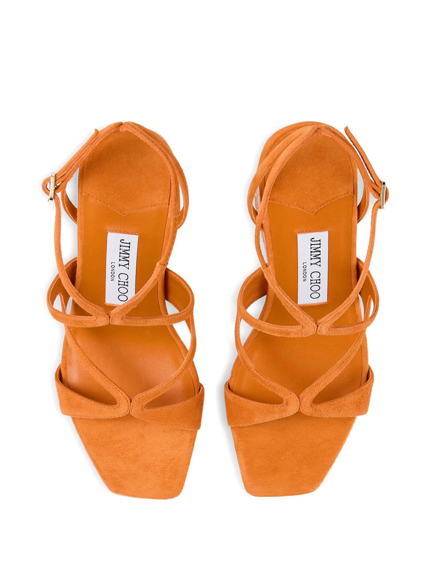 Эспадрильи JIMMY CHOO Ayla, размер 37,5, зеленый/оранжевый — фото 1