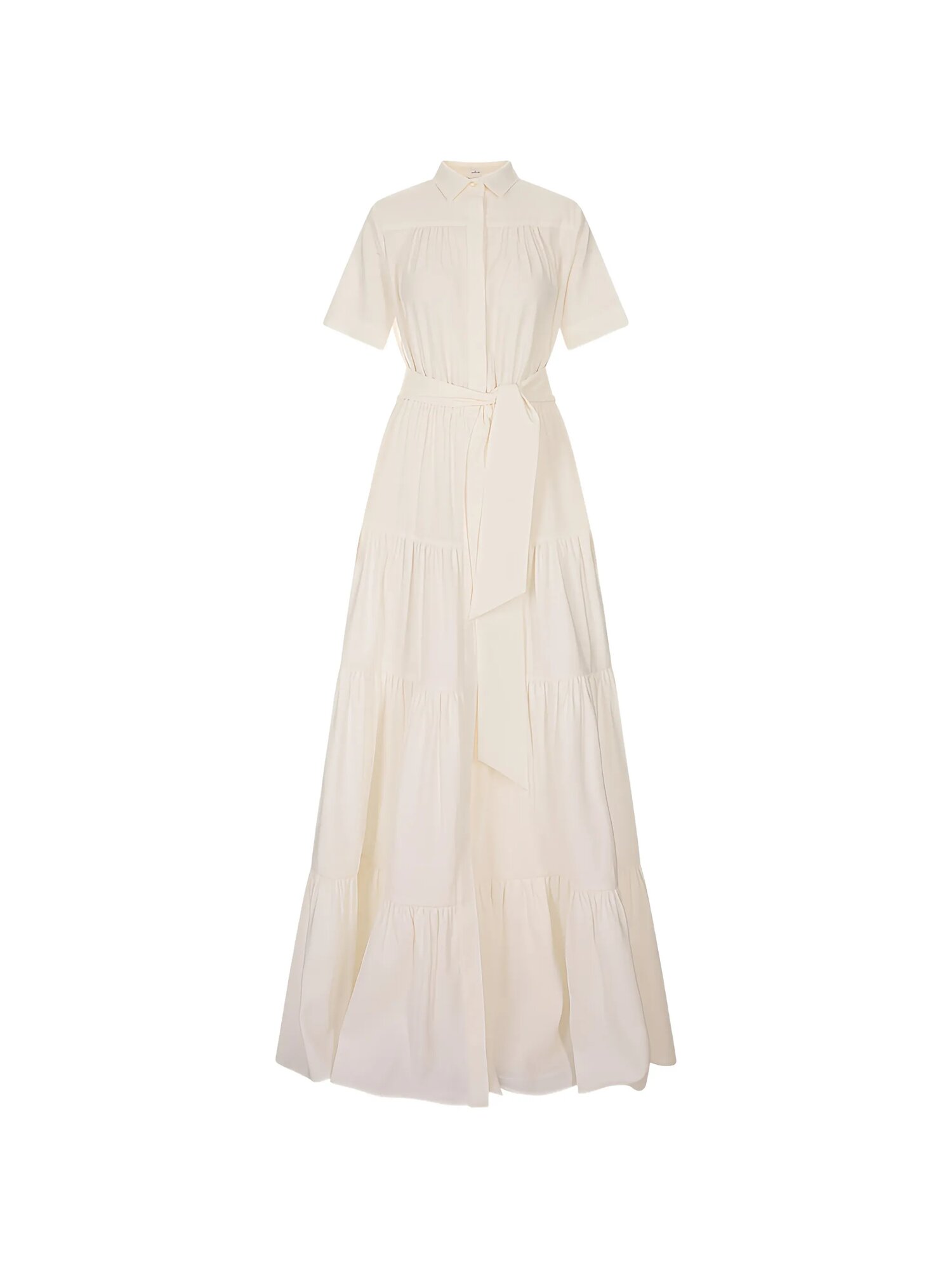 Платье Belted tiered maxi dress