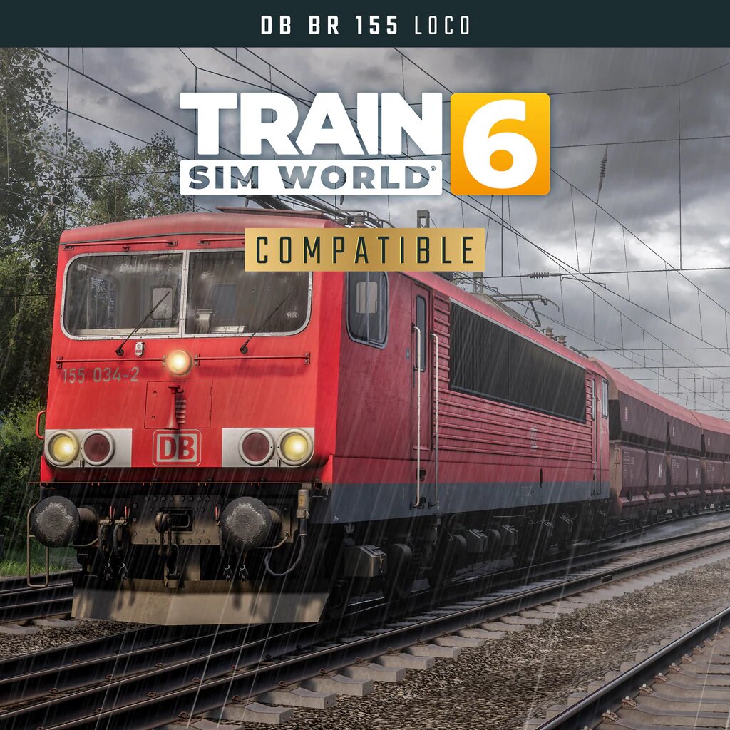 Дополнение Train Sim World 6: DB BR 155, цифровое издание PlayStation 4 и PlayStation 5, регион Индия / код пополнения баланса