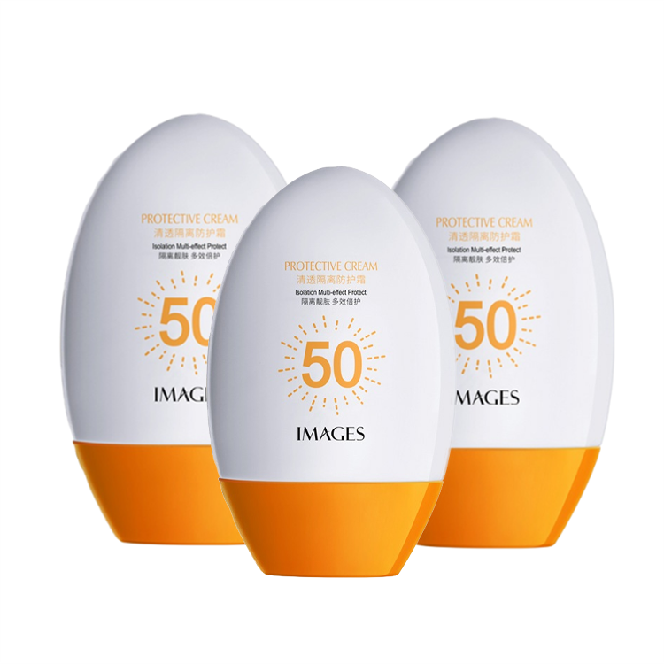 Солнцезащитный крем унисекс Images SPF50+ 45мл, Clear Primer Protective Cream 45ml*3