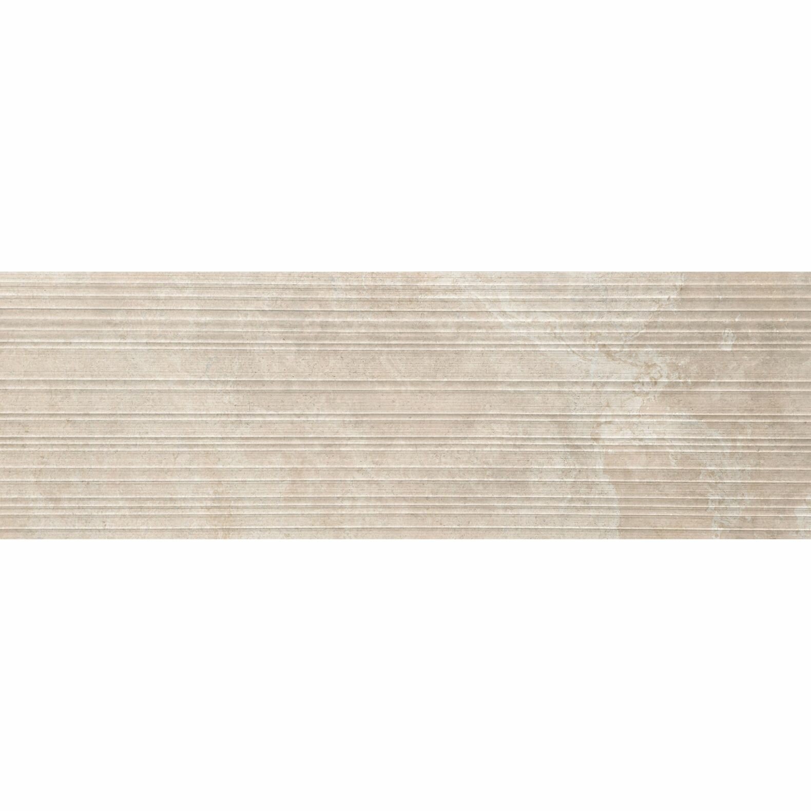 Керамогранит Eurotile Wonderful 985 бежевый рельефный матовый 32,5x100 см для стен
