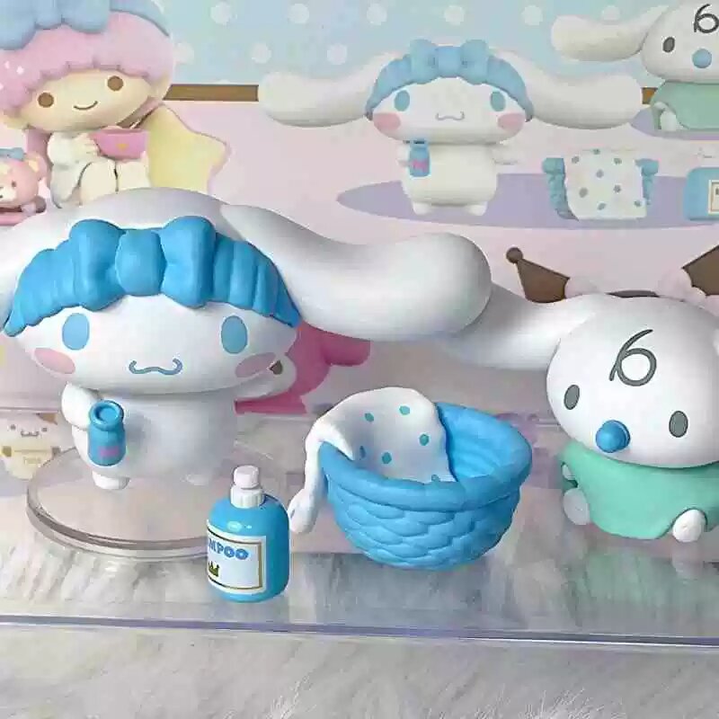 Официальные фигурки Sanrio Family Home Time Series в слепых коробках: модные игрушки, куклы, подарки, украшения 【Уютный
