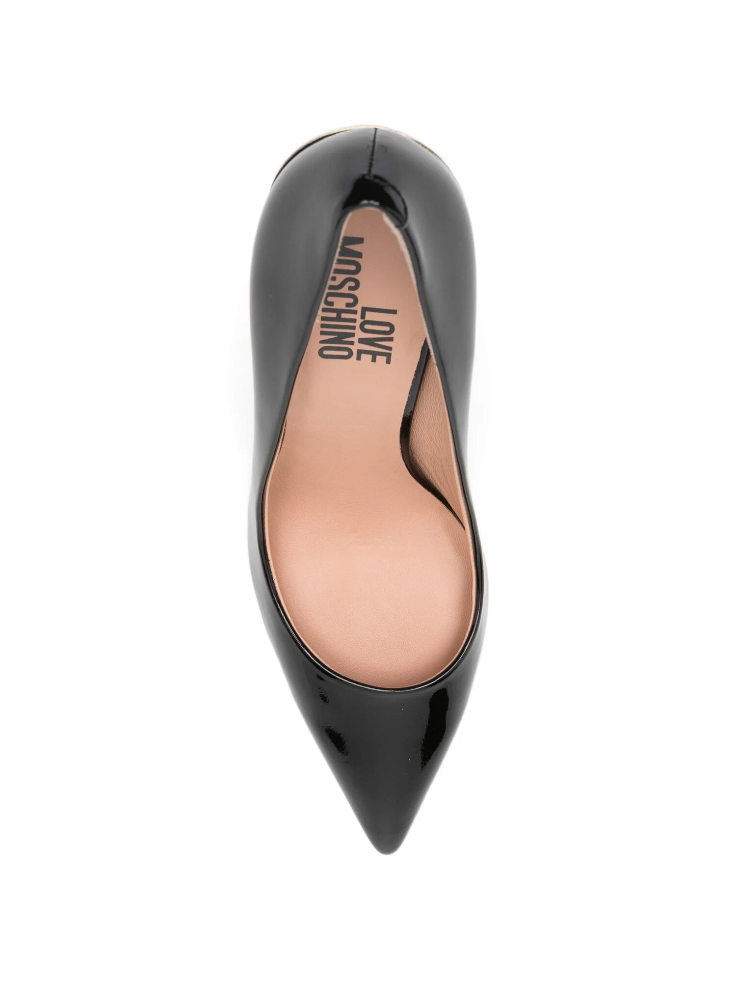 Туфли LOVE MOSCHINO Pointed-toe pumps, размер 35, черный — фото 1