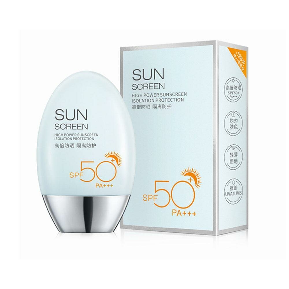 Солнцезащитный крем SPF50 PA защита от ультрафиолета успокаивающий и отбеливающий 50 г