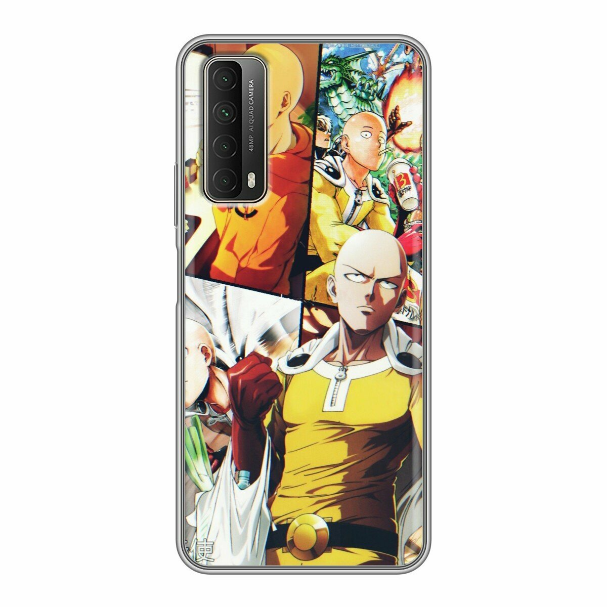 Чехол для Huawei P Smart (2021) с принтом Аниме One Punch (Хуавей П Смарт 2021)