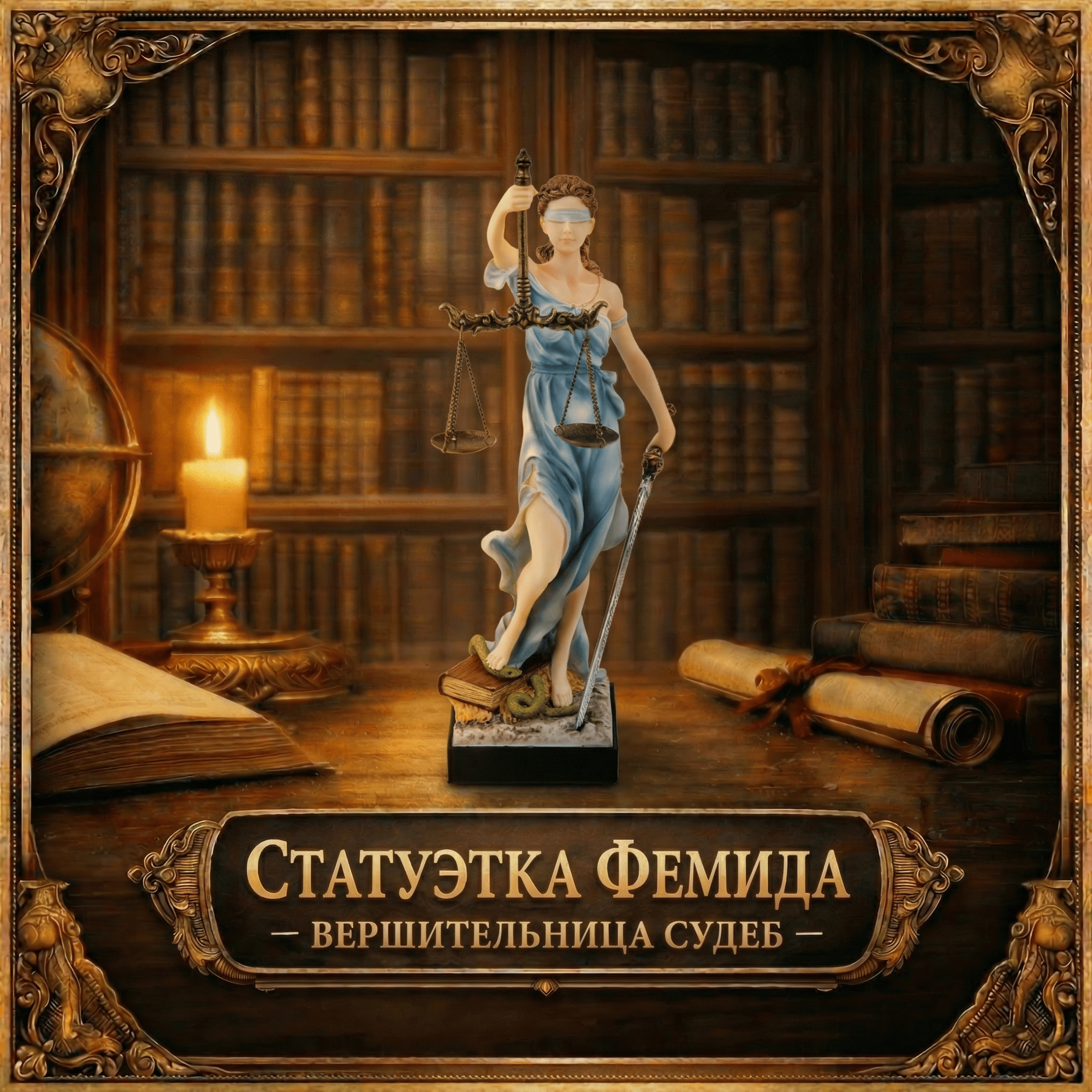 Статуэтка Фемида - вершительница судеб