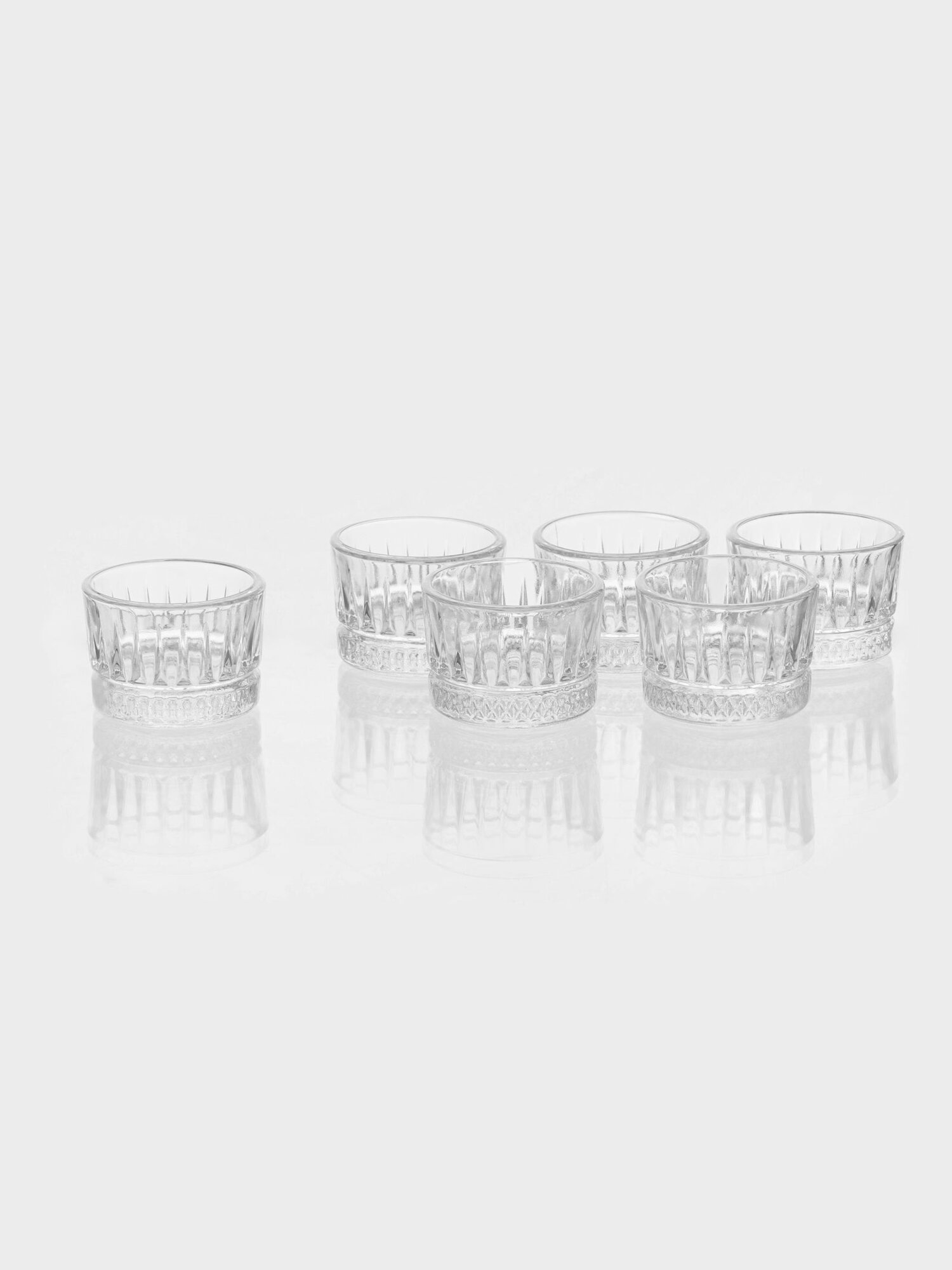 Набор 6 шт. соусников по 40 мл, d 6 см, стекло, прозрачный