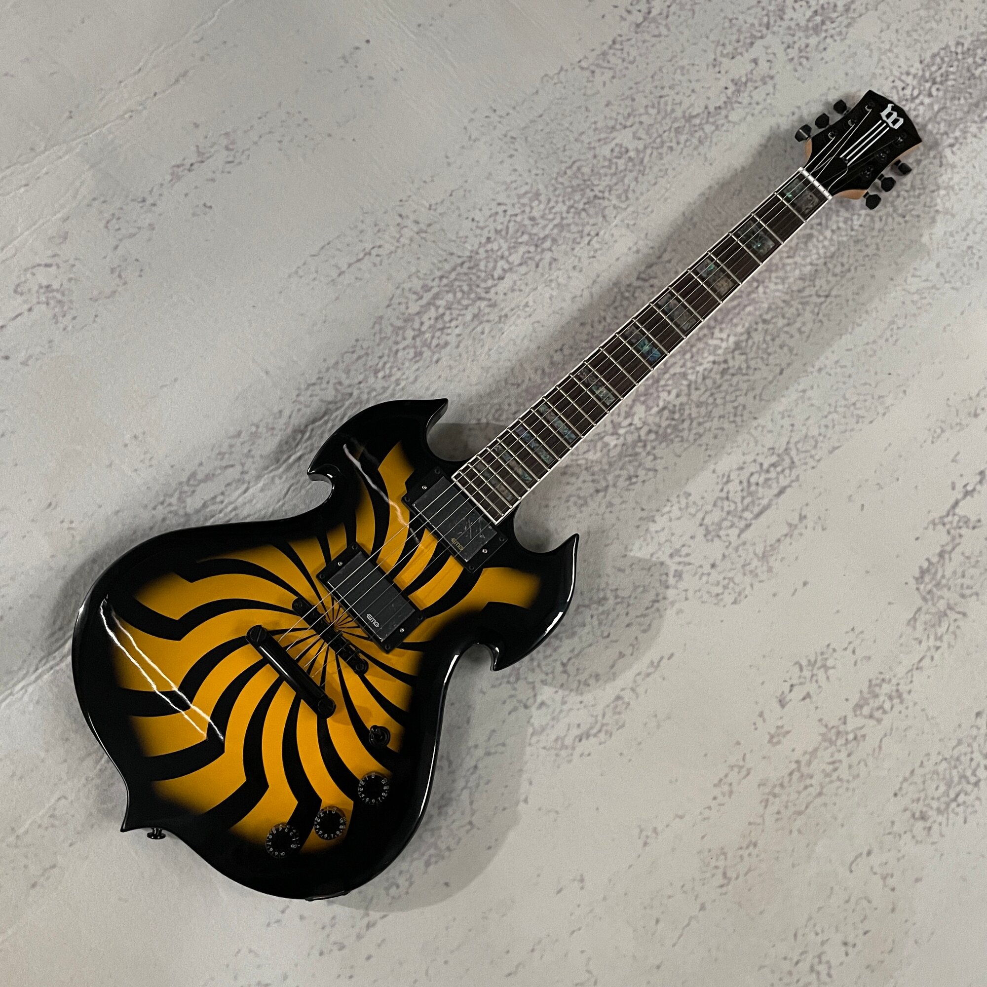 Zakk Wylde гитара вихревой градиент активные хамбакеры атакующий SG профиль грифа