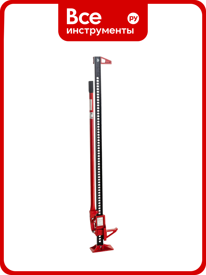 Механический реечный домкрат хай-джек 3 т WIEDERKRAFT WDK-80603, 90 г, стальной корпус, механический привод, надёжность