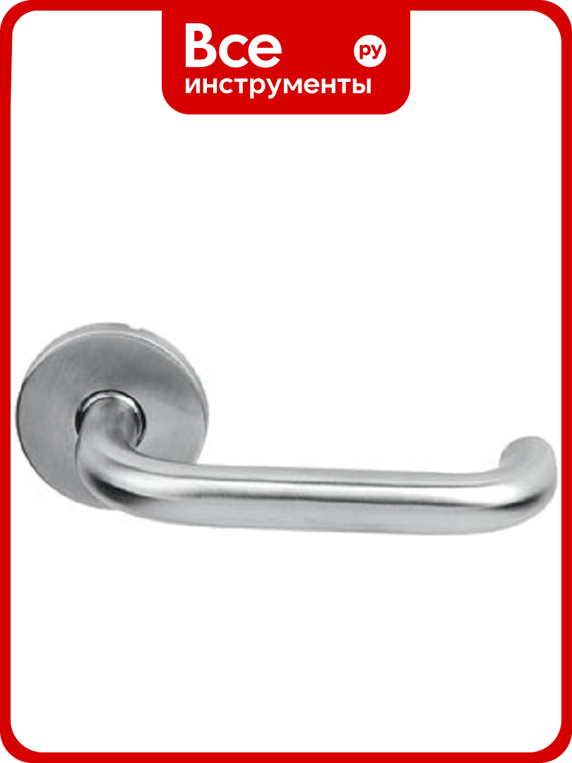 Дверные ручки Apecs H-0203-INOX Spindle 110 32605 из нержавеющей стали для межкомнатных и входных дверей