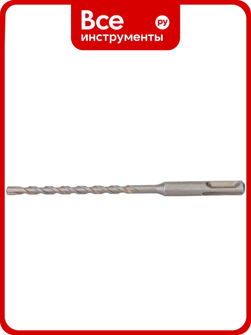 Бур по бетону SDS‑plus усиленный с многогранными кромками, предназначенный для армированного бетона, кирпича и камня