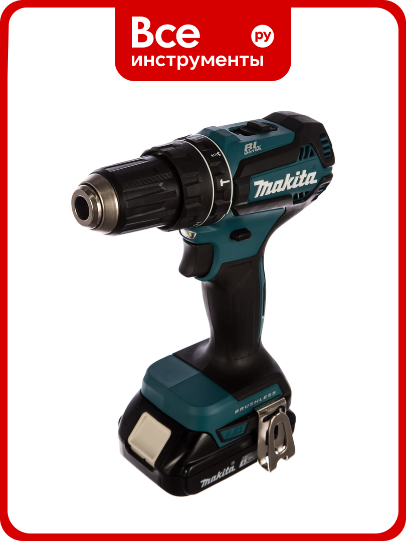 Аккумуляторная дрель-шуруповерт Makita DHP485SYE