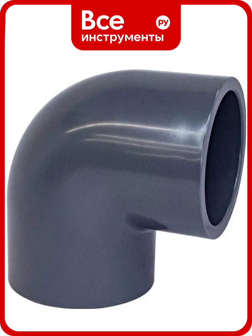 Отвод AQUAVIVA НПВХ клеевой 90 DN 40 ELW04090 54951