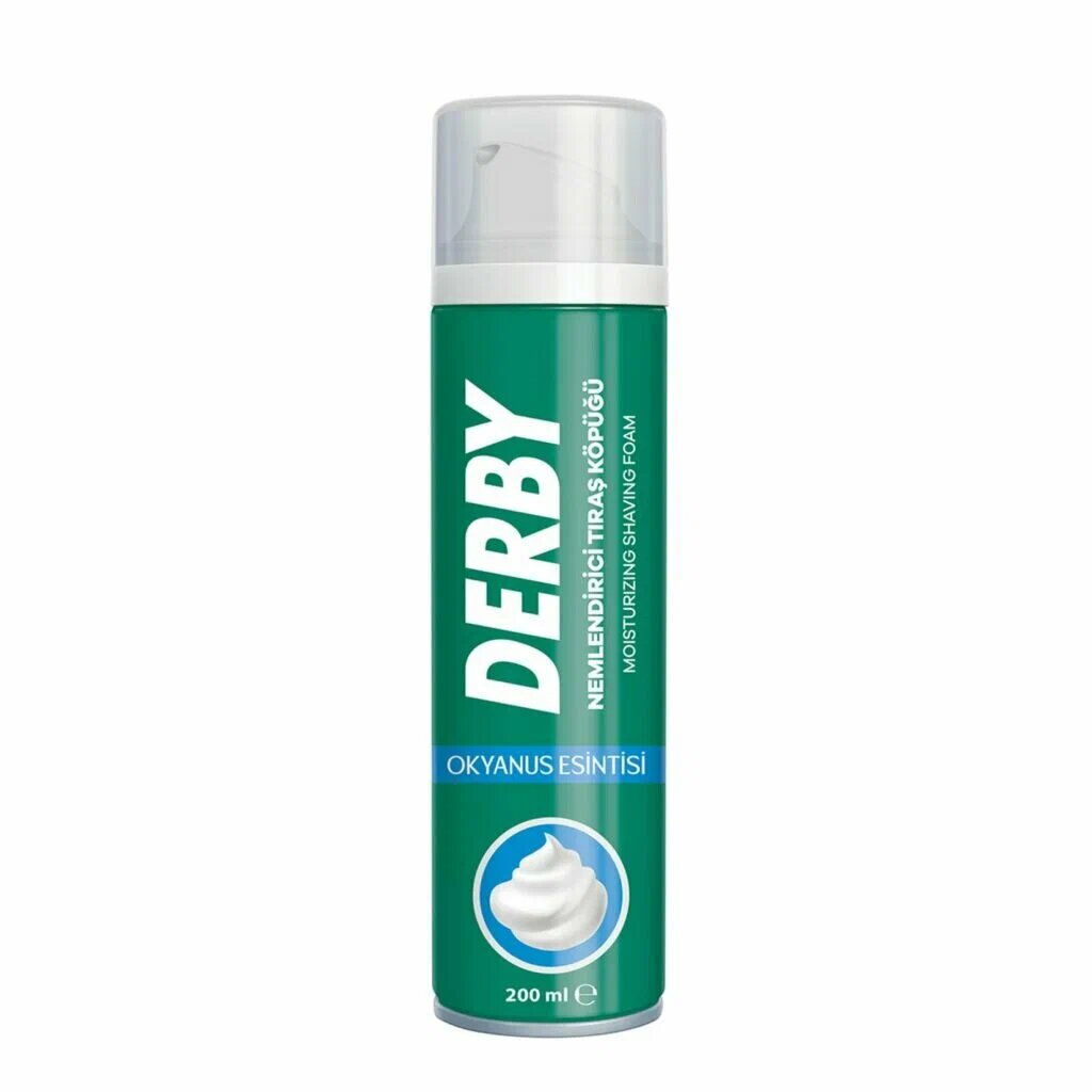 Пена для бритья DERBY Природа/"Nature", аромат "Свежесть Природы", для всех типов кожи, Турция