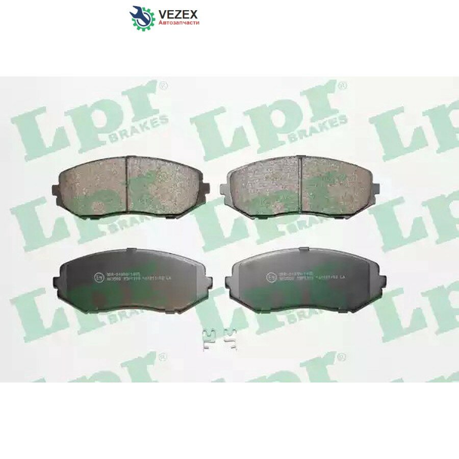 LPR 05P1318 Комплект тормозных колодок 05P1318